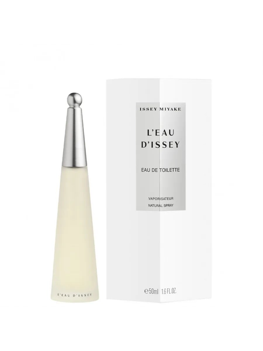 Туалетная вода для женщин Issey Miyake L'Eau d'Issey 50 мл, цветочный водяной свежий аромат