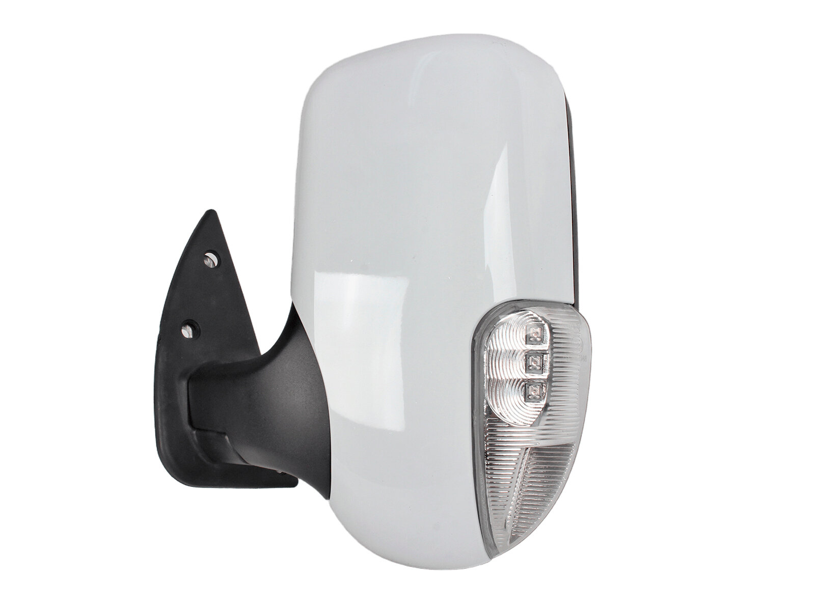 Зеркало боковое ГАЗ-3302 люкс Белый левое обогрев с повторителем поворота