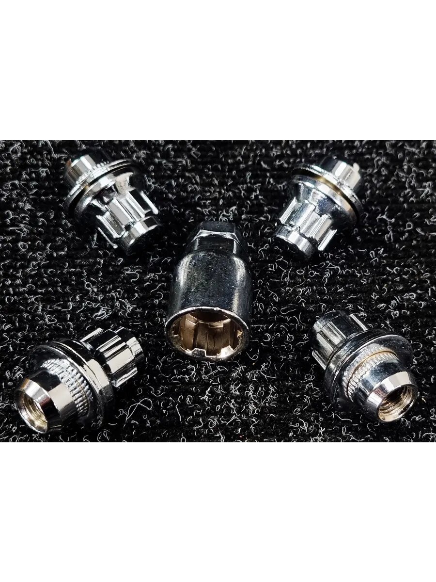 Гайки колесные секретные 4шт m12x1.5