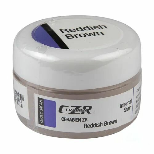 Стоматологический материал Noritake CZR. Масса керамическая для металлокерамики Норитаки. Внутренний краситель Reddish Brown (3 гр)