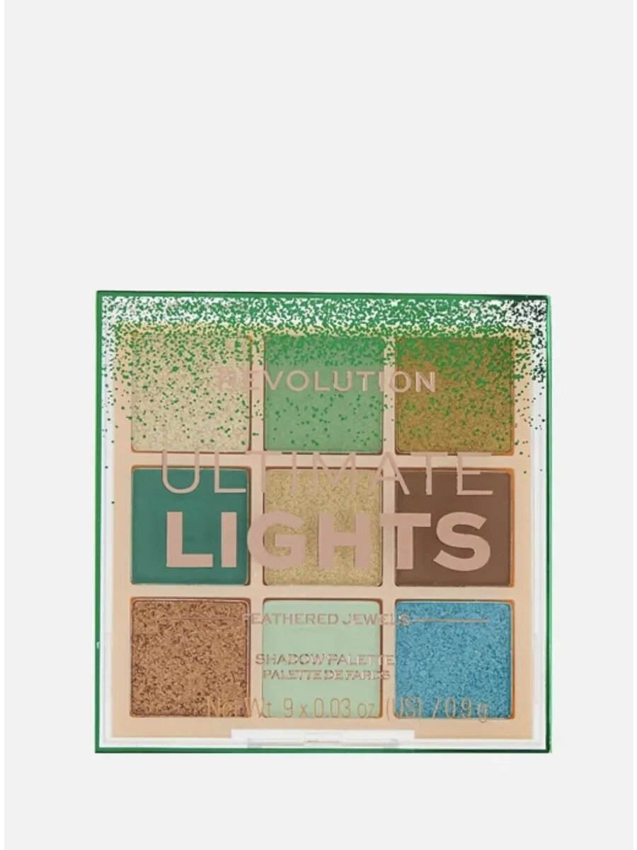 Палетка теней для век ultimate lights feathered jewels