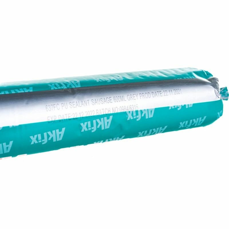Герметик полиуретановый быстросохнущий Akfix 637FC/637FS, серый, 600 мл (AA667)