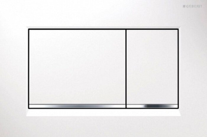 Кнопка смыва Geberit Sigma 30 115.883. KJ.1 белый / хром