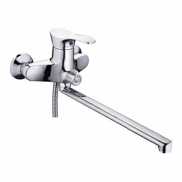 Смеситель для ванны универсальный однорычажный Potato (Потато) Хром (P2201)