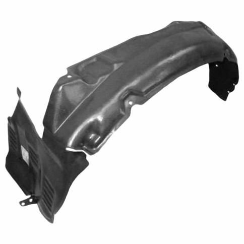 Подкрылок SAT, для Mitsubishi Galant 94-98, передний, левый, черный