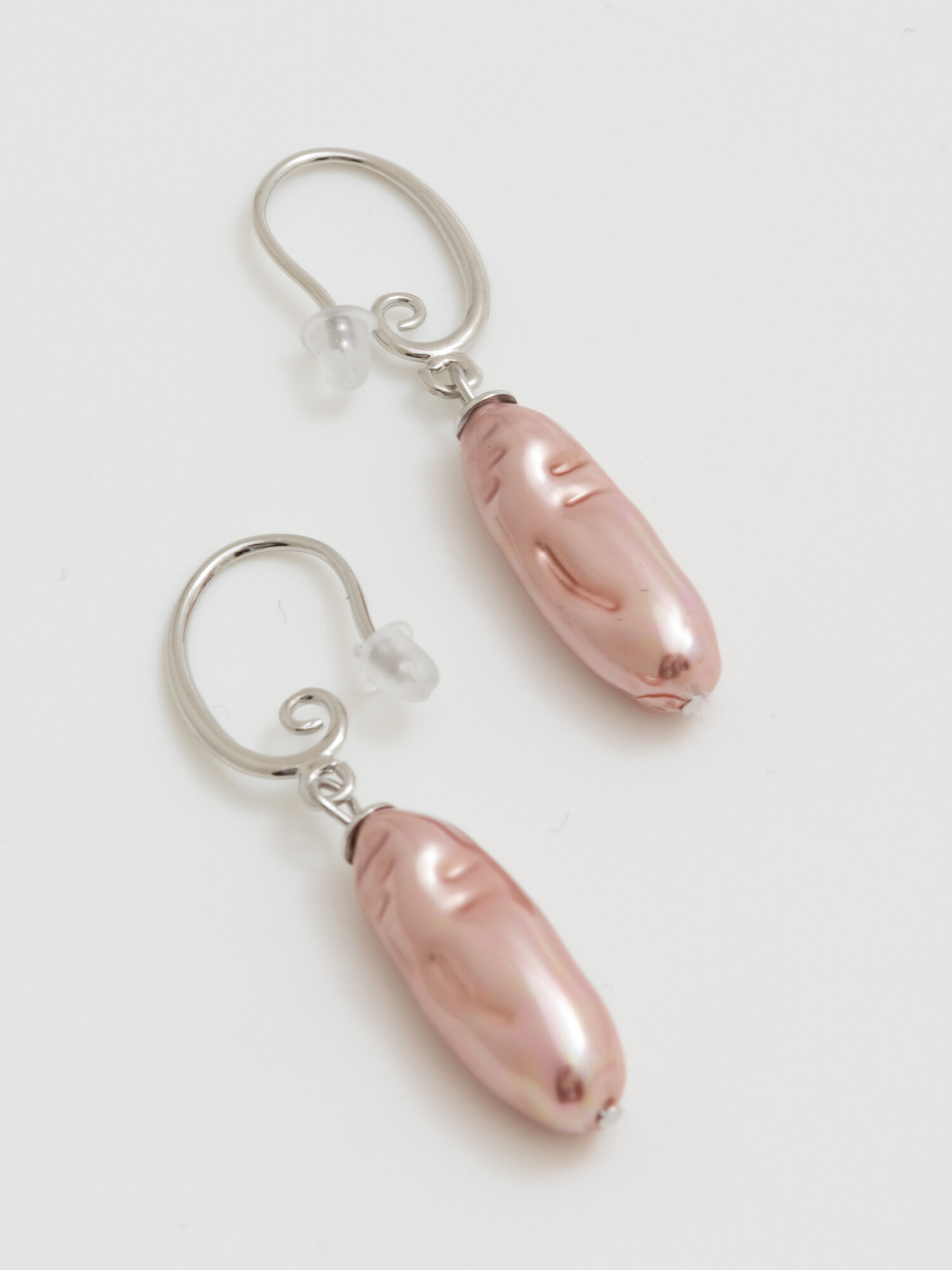 Серьги с подвесками, жемчуг имитация