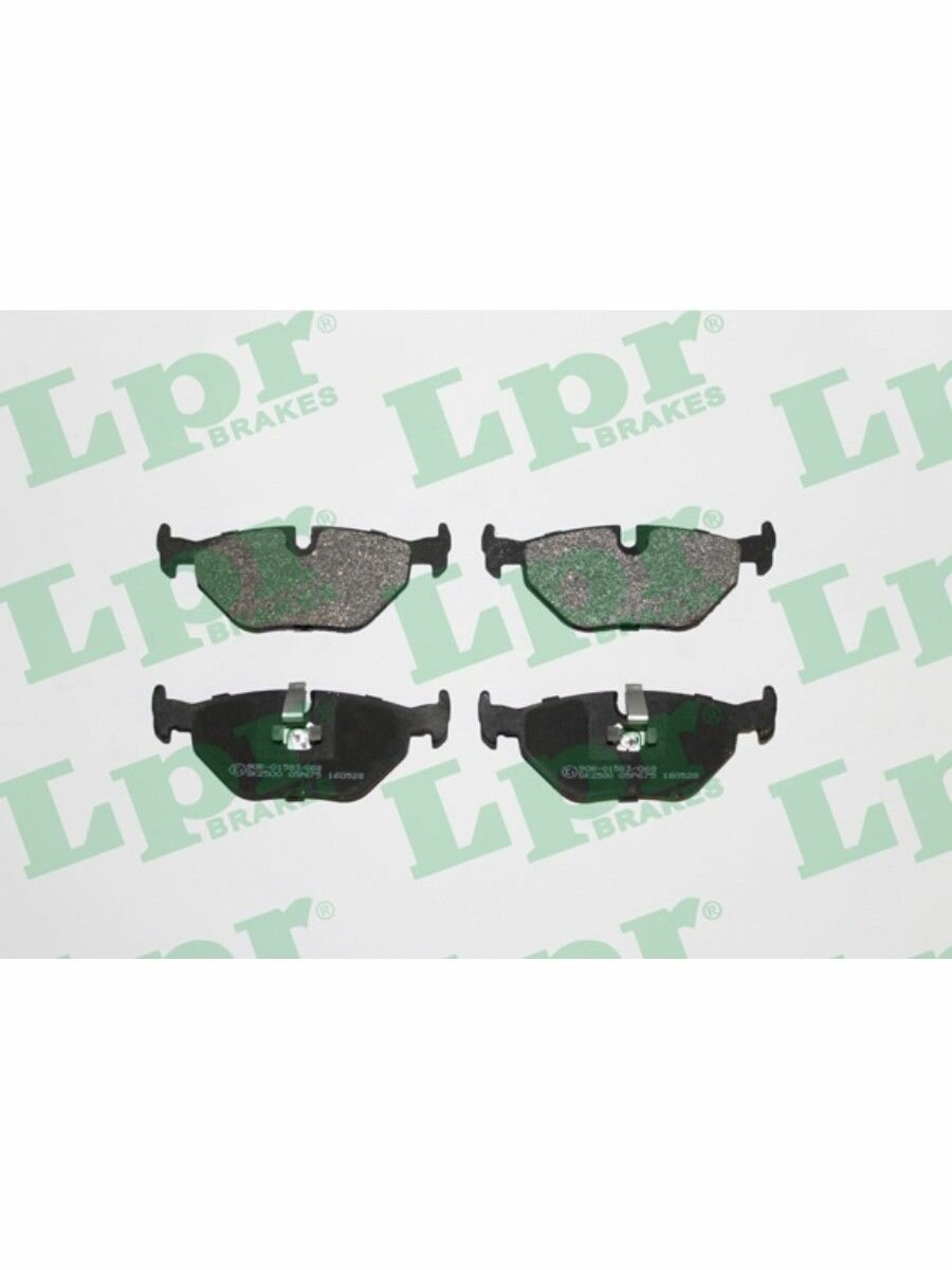 Колодки тормозные дисковые задние для а/м BMW 3, Z4; ROVER 75; SAAB 9-5, LPR 05P675