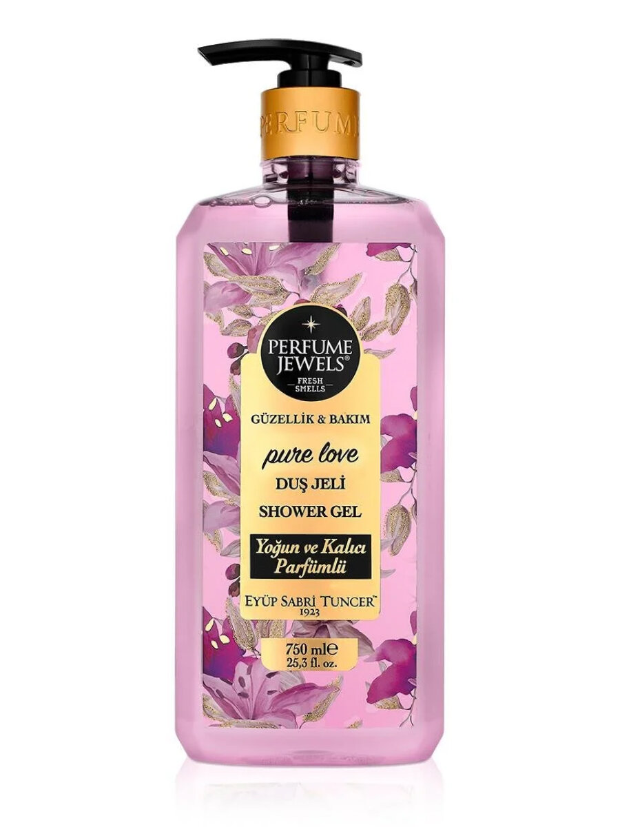 Гель для душа Eyup Sabri Tuncer "Pure Love", 750мл, с дозатором, для всех типов кожи