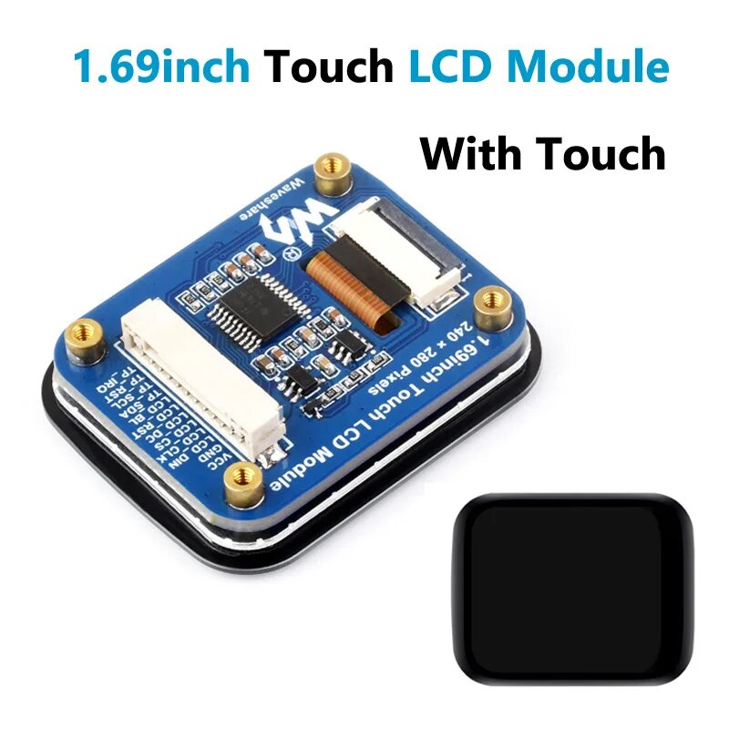 Spotpear 1.69" ЖК-дисплей для Raspberry Pi 1.69inch Touch LCD