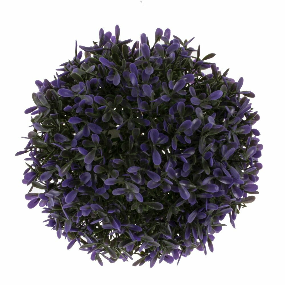 Цветочная композиция "Шар Самшит", L18 W18 H18 см