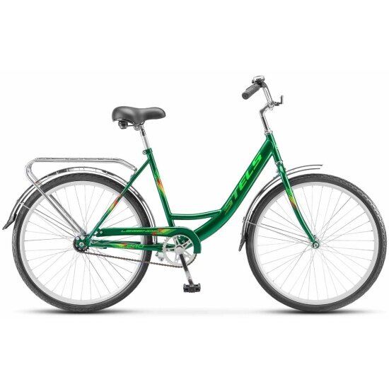 Женский велосипед Stels 26" Legenda 240 C Z010 Зеленый 2025 (без корзины) (М)