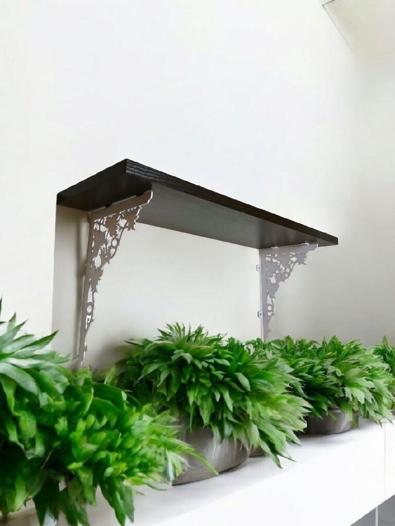 Уголок для полок декоративный полкодержатель