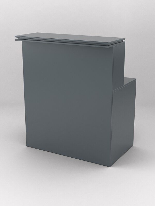 Ресепшн "вайт стайл" №1, Темно-серый U2601. Производство товара - компания Westcom.