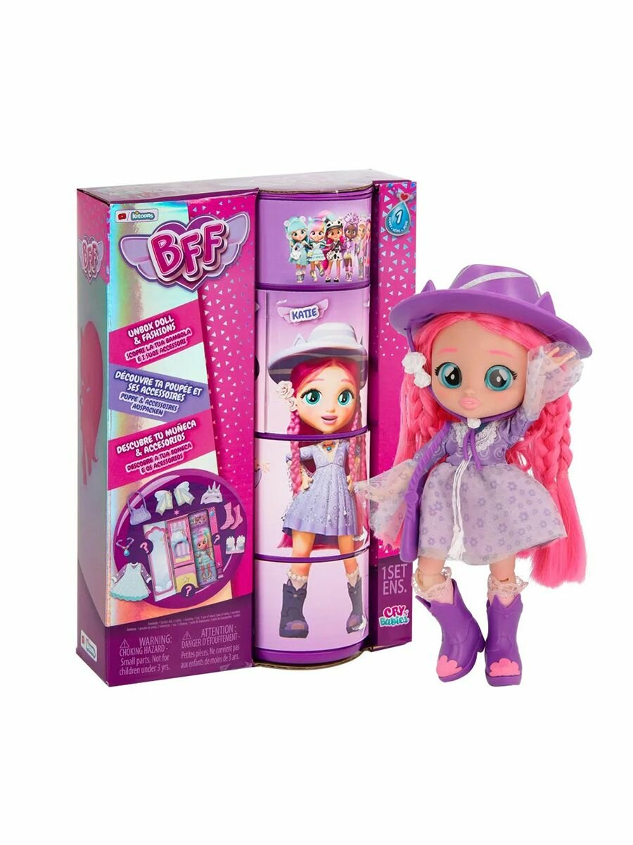 Cry Babies BFF / Шарнирная Модном Наряде Кукла-сюрприз В С Подробными Аксессуарами, Подходящая Для Детей В Возрасте От 6 Лет