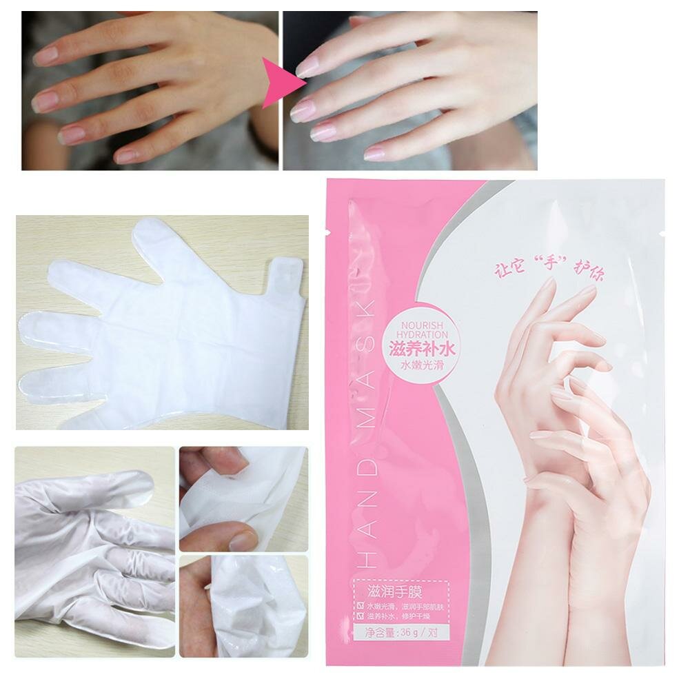 Увлажняющая отшелушивающая маска для рук Перчатка для удаления омертвевшей кожи Крем-пилинг для рук