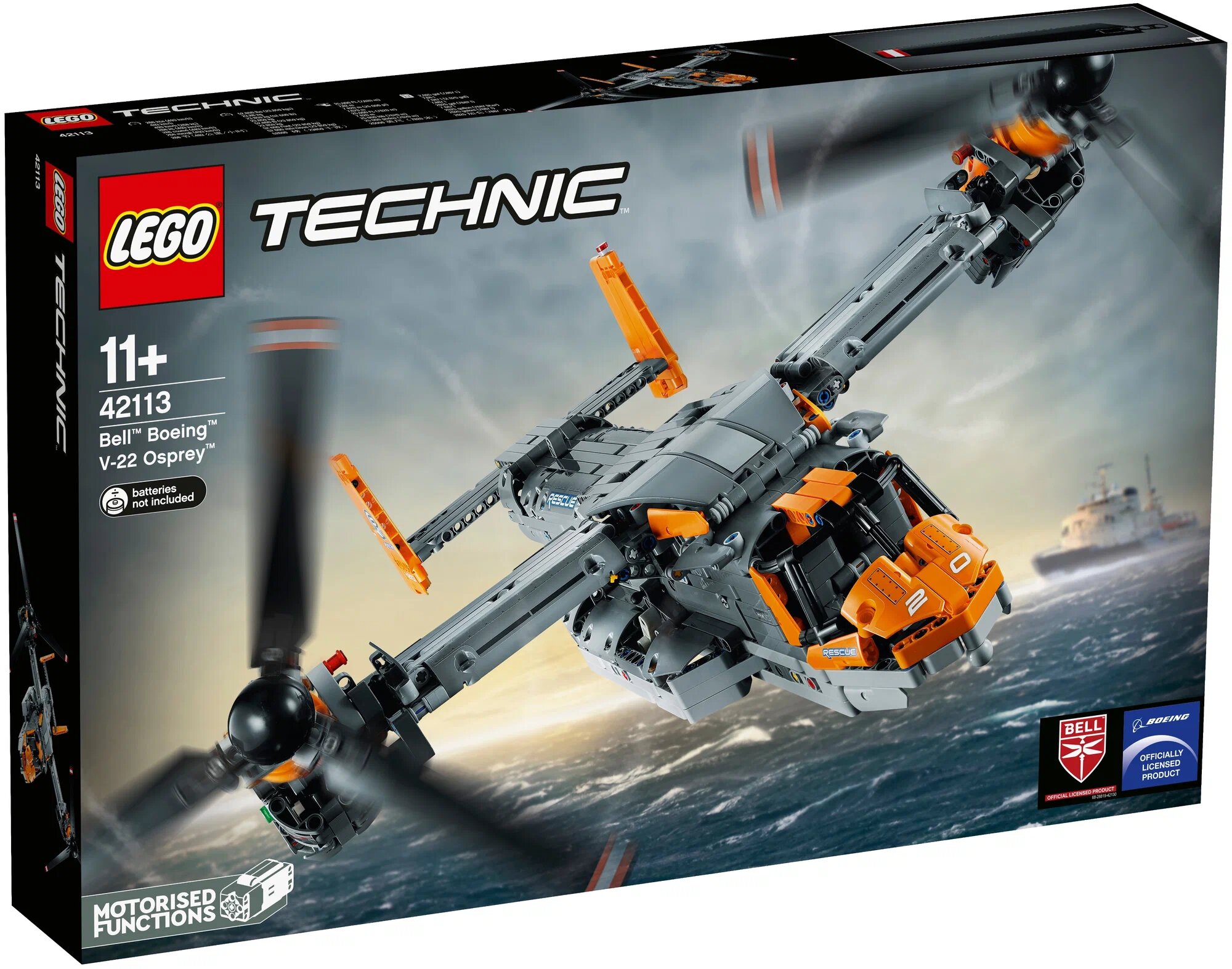 Конструктор LEGO Technic 42113 Boeing-Bell V-22 Osprey [Control+]