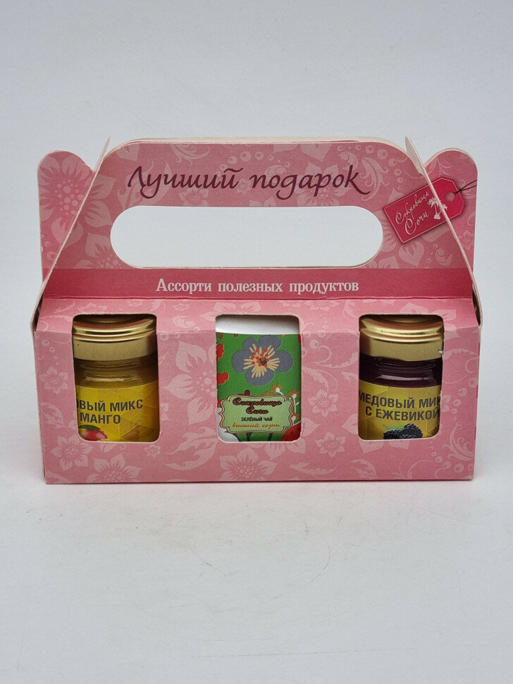 Сочинский деликатес №6-2 ассорти "Лучший подарок" с зеленым чаем