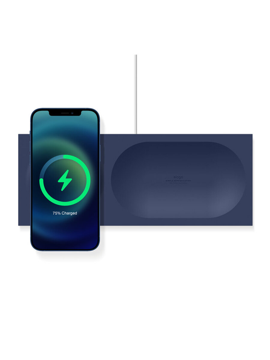 Elago док-станция с кабель-каналом для iPhone, MagSafe Tray синяя