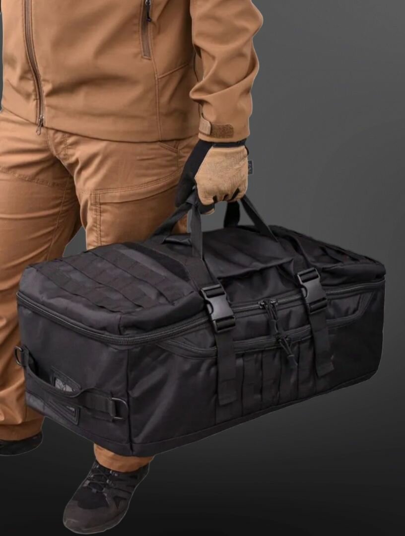 Шторм сумка рюкзак с лямками дорожная/баул тактический 50 литров