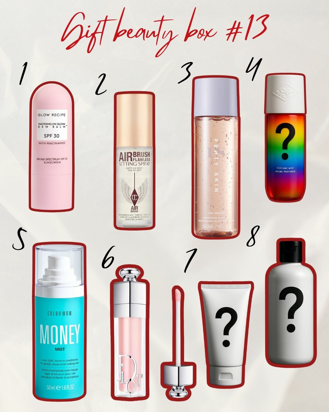 Подарочный набор декоративной косметики Beauty Icons, 001 pink/ Fat Water