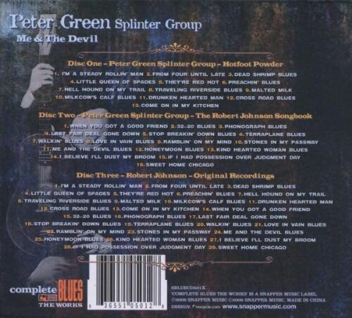 Диск Peter Green - Me & The Devil (3 CD) — фото 1