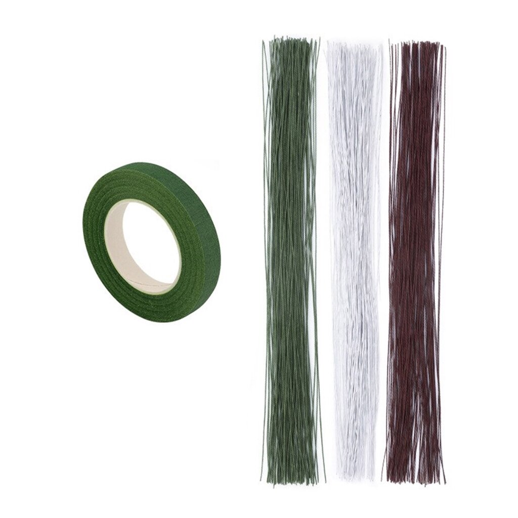 Аксессуары с проволокой и лентой для домашнего творчества, набор инструментов для сухих цветов для энтузиастов и владельцев магазинов