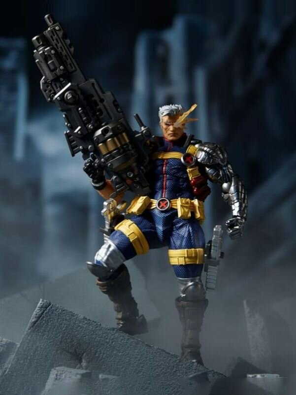 Кейбл Cable игрушка фигурка 17см оригинал Amazing Yamaguchi Revoltech No.020 Cable Deadpool дэдпул Marvel Kaiyodo Люди ИКС X- MEN , X MEN