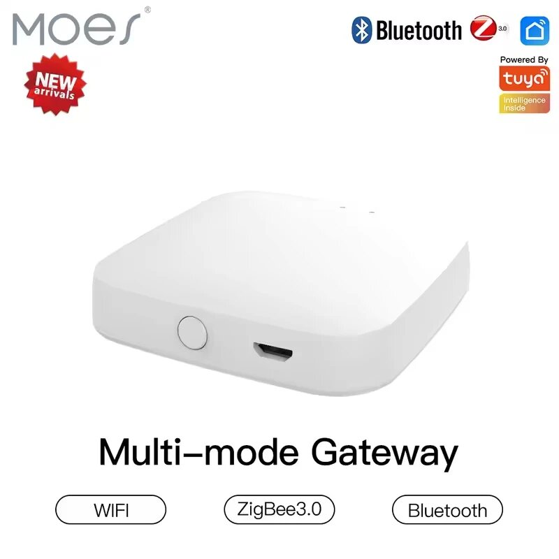 MOES Multi-mode Gateway Zigbee 3.0 Bluetooth WiFi Hub