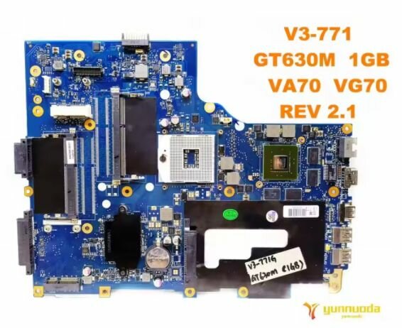 Для Acer Aspire V3-771 V3-771G Материнская плата ноутбука VA70 VG70 GT630M 1GB GPU Два слота памяти