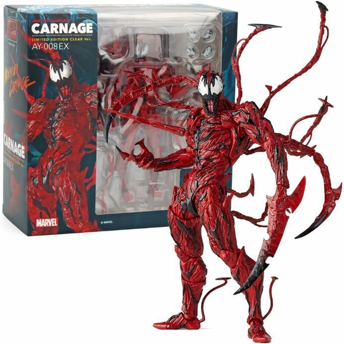 Фигурка Человек Паук, Веном Карнаж / Spider Man, Venom Carnage limited edition AY-008EX (16см)