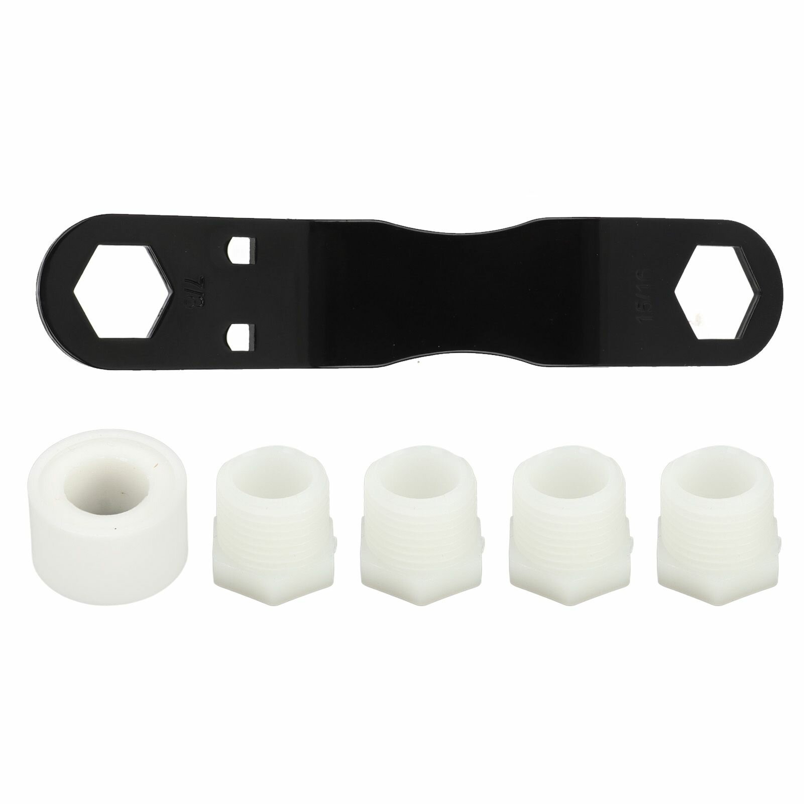 Комплект ключей для сливных пробок водонагревателей 7/8 дюйма и 15/16 дюйма для автодомов с лентой для технического обслуживания и ручными инструментами