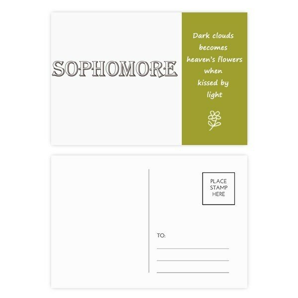 Комплект черной открытки о поэзии Sopre набор благодарности