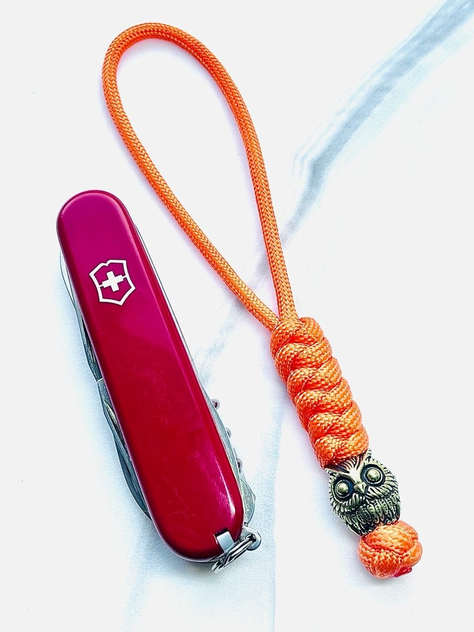 Темляк брелок для ножа "Сова"