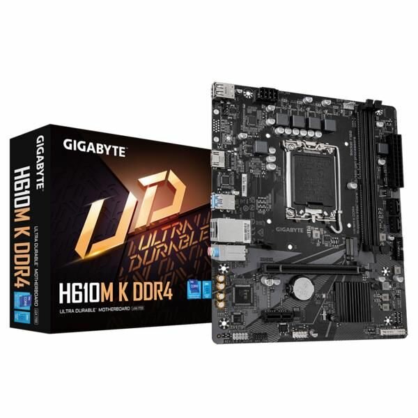 Материнская плата Gigabyte H610M K DDR4 V2.0, LGA 1700