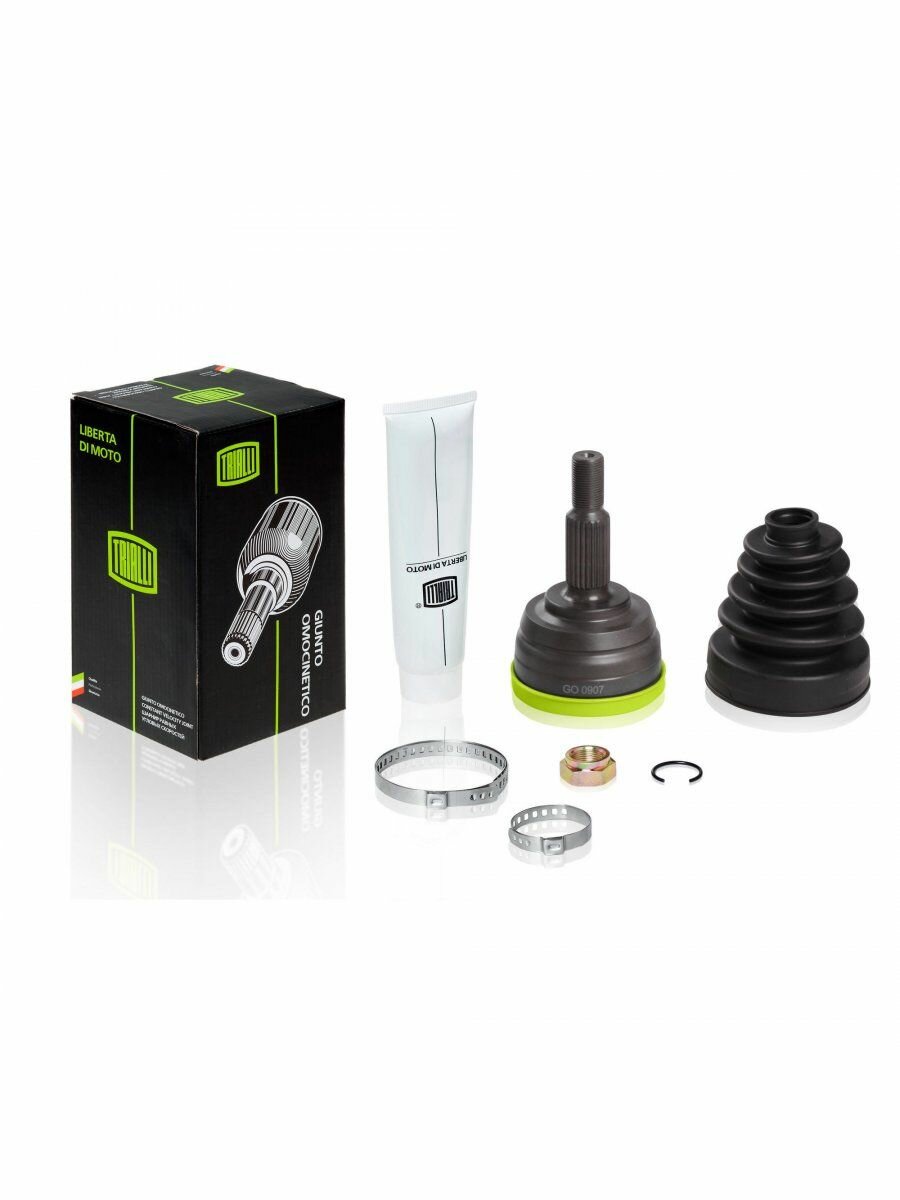 ШРУС для а/м Renault Duster (10-) 1.6i 6MT 4WD (наруж. перед.) (GO 0907), TRIALLI GO0907