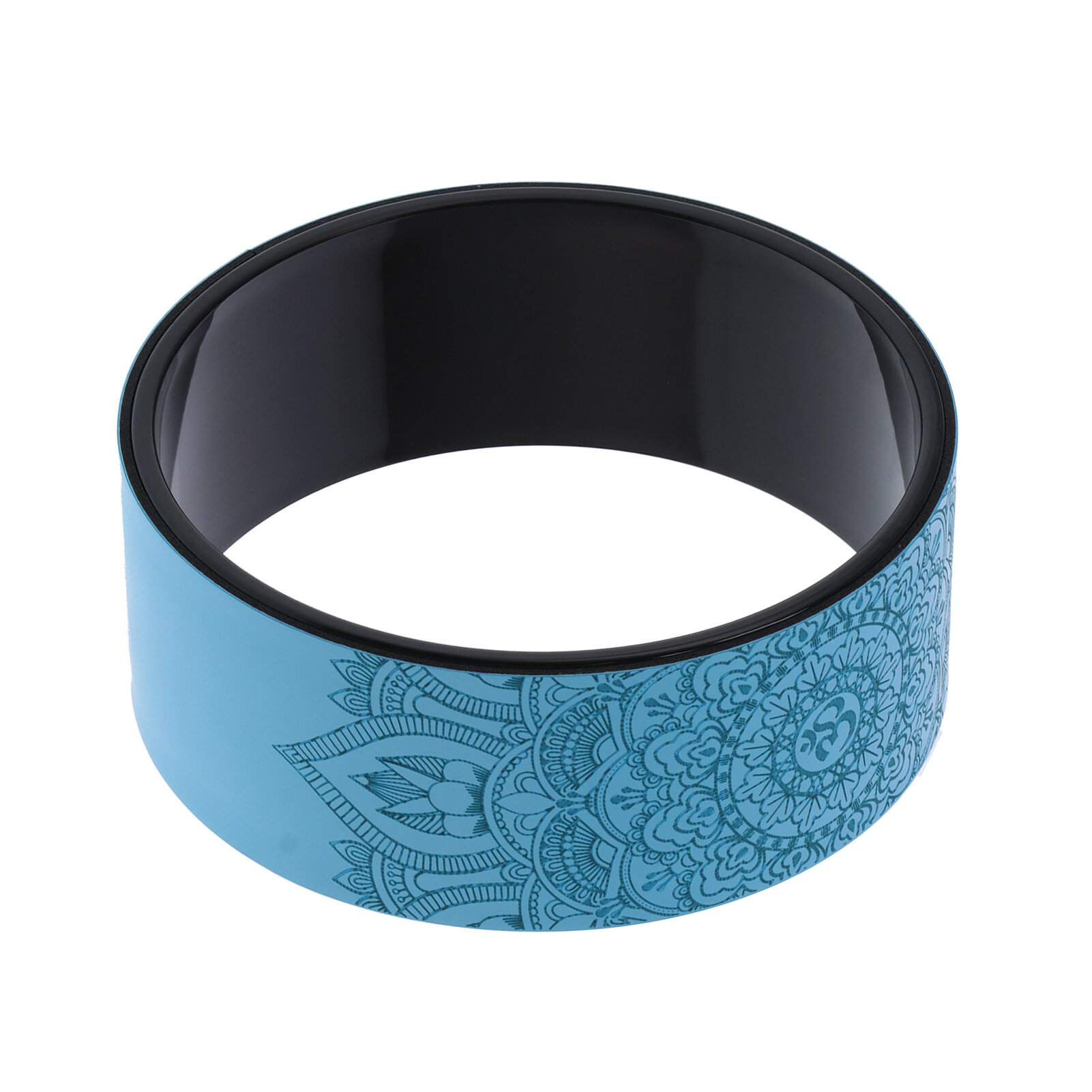 Ролик для йоги, синий, для растяжки, прогибов назад, снятия боли в спине, тренировочный инструмент.