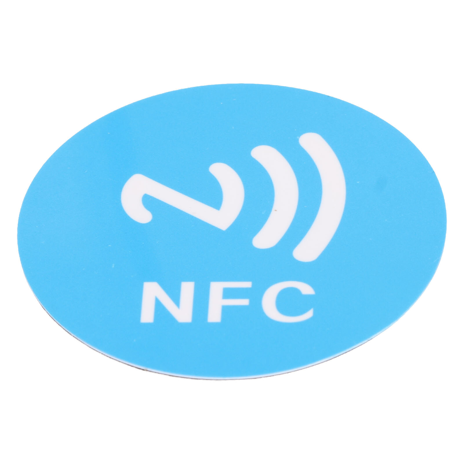 20 шт NFC-наклеек 40 мм круглые анти-помехи синие