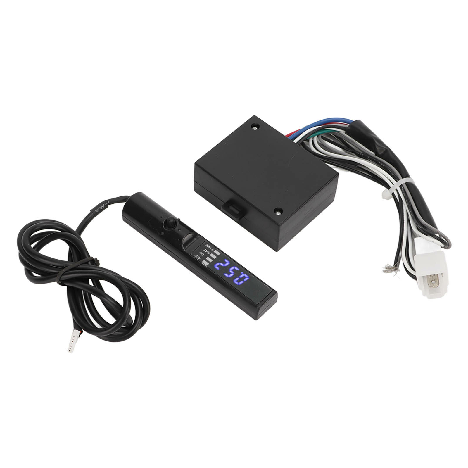 Auto Turbo Timer 12V с LED цифровым дисплеем для автомобиля Синий свет, задержка выключения двигателя, запуск двигателя, 144 настройки, 16 регулировок времени от 0 до 10 минут, для всех транспортных средств с 12 вольтовым источником питания