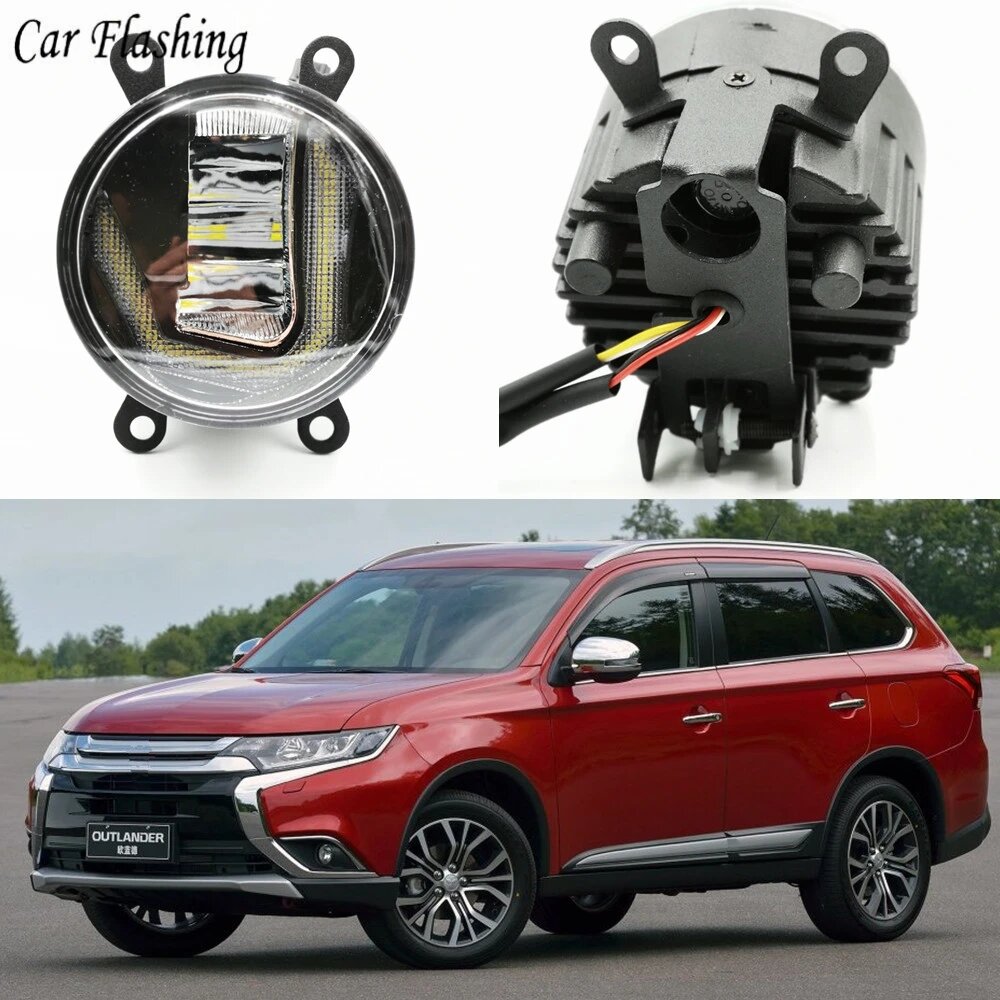 Светодиодные лампы 3 в 1 для Mitsubishi Outlander 2006-2018, Color Temperature: 2 Function