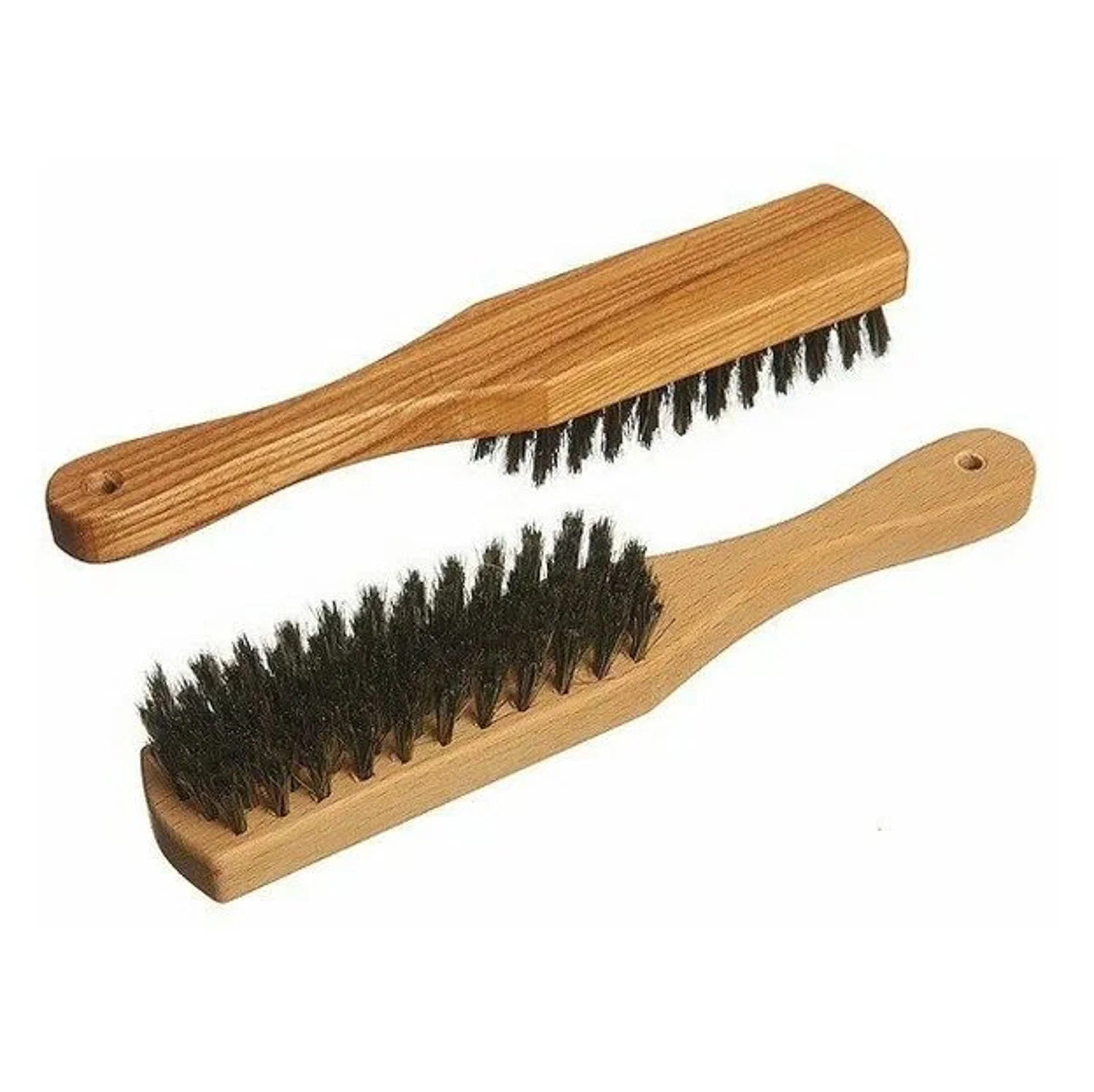 Щетка для одежды Frank Bursten с ручкой, дерево / натуральный конский ворс, длина 25 см