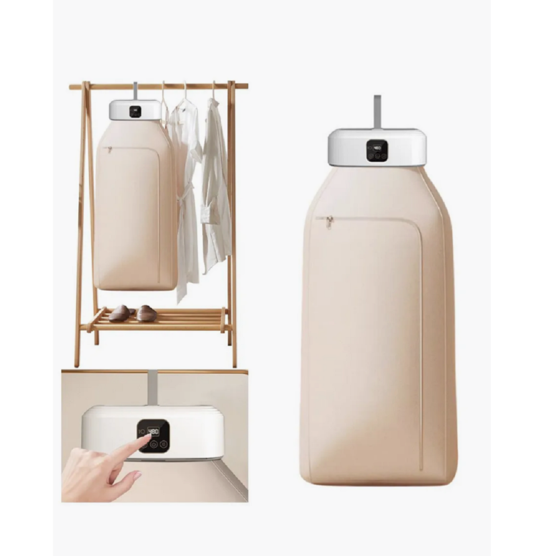 Сушилка для одежды портативная складная автоматическая электрическая высокотемпературная стерилизация, ёмкость до 10 кг