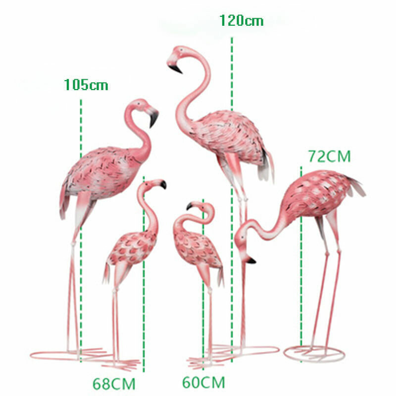 Большой железный фламинго модель украшения магазин одежды магазин окна торговые центры Открытие красоты свадебные украшения украшения украшения, розовый, SKU05320