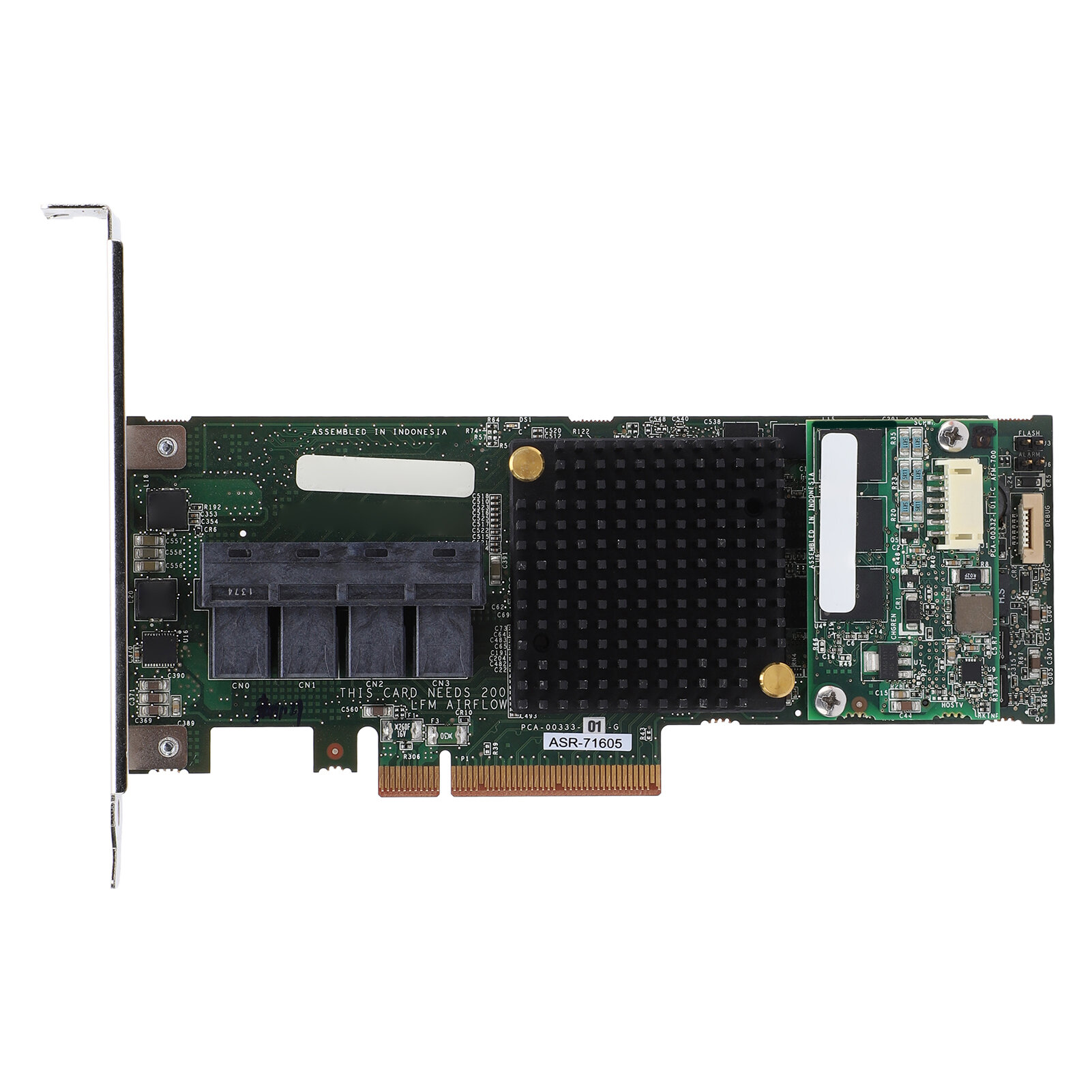 RAID-карта ASR 71605, 1 ГБ кэш, 6 Гбит/с SAS, 4 порта 8643, PCIe x8