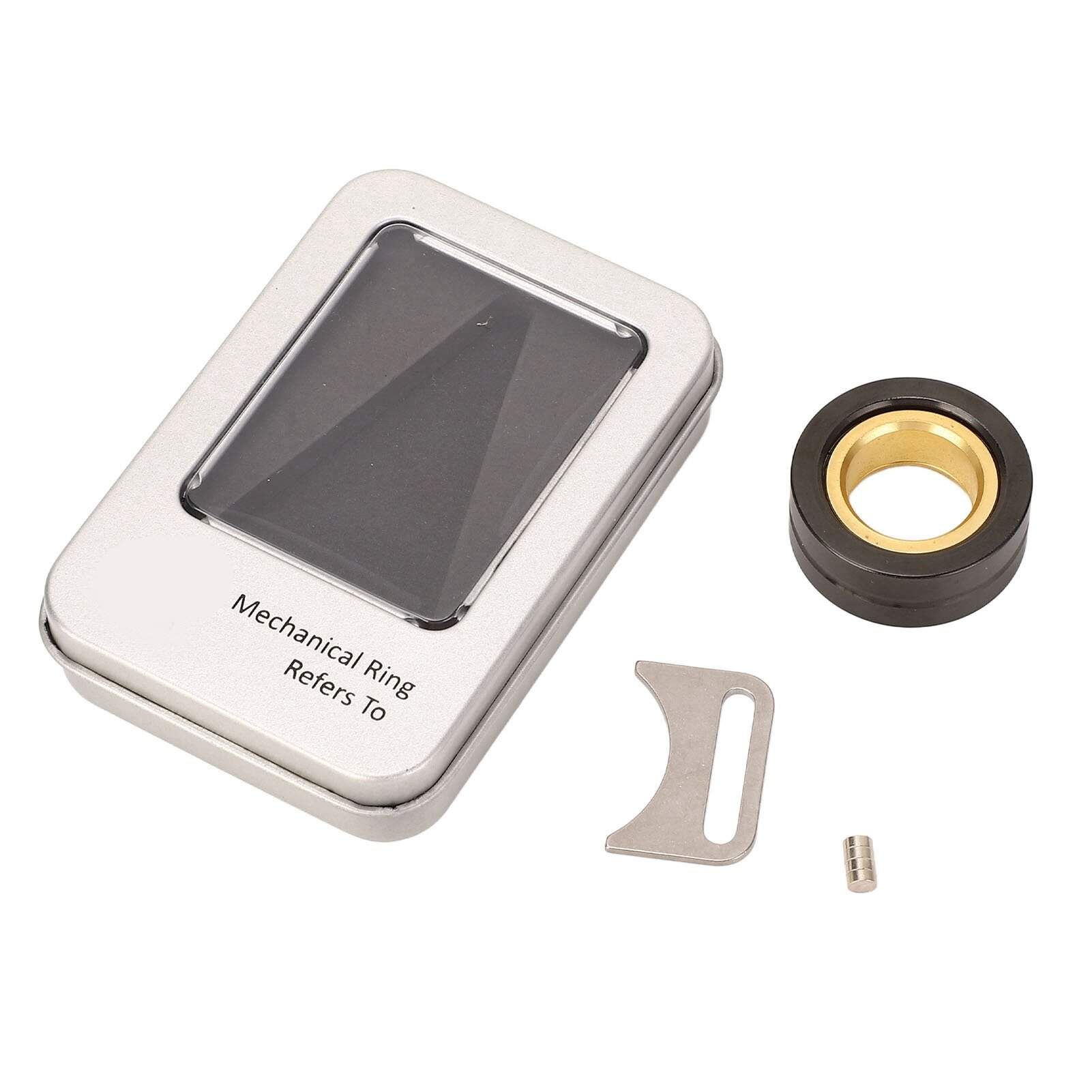 Металлические кольца, игрушка-фиджет, снятие стресса, круглые портативные металлические магнитные кольца, игрушка для ежедневного использования