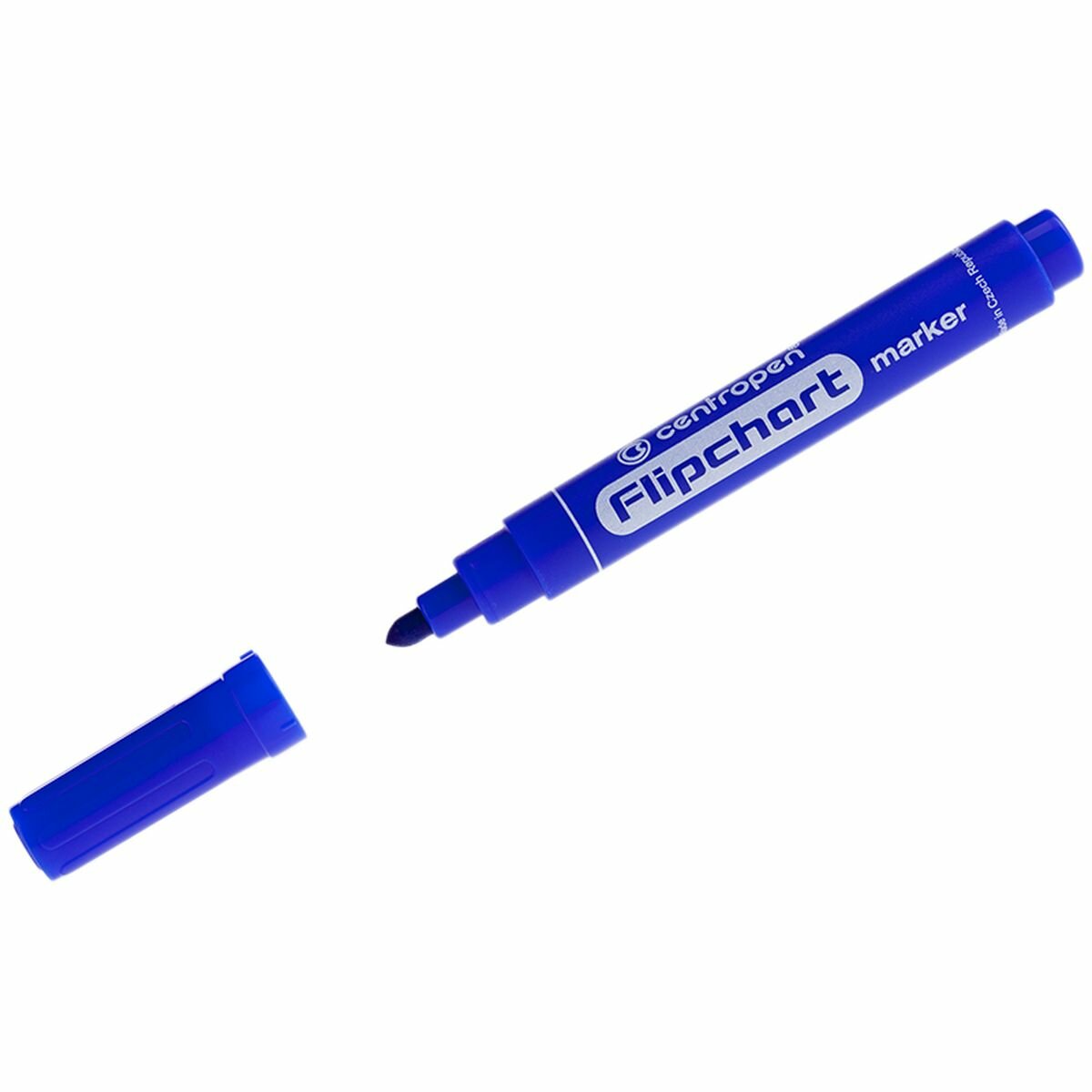 Маркер для флипчартов Centropen Flipchart (круглый наконечник, 2.5мм, синий) (8550/1С), 10шт.
