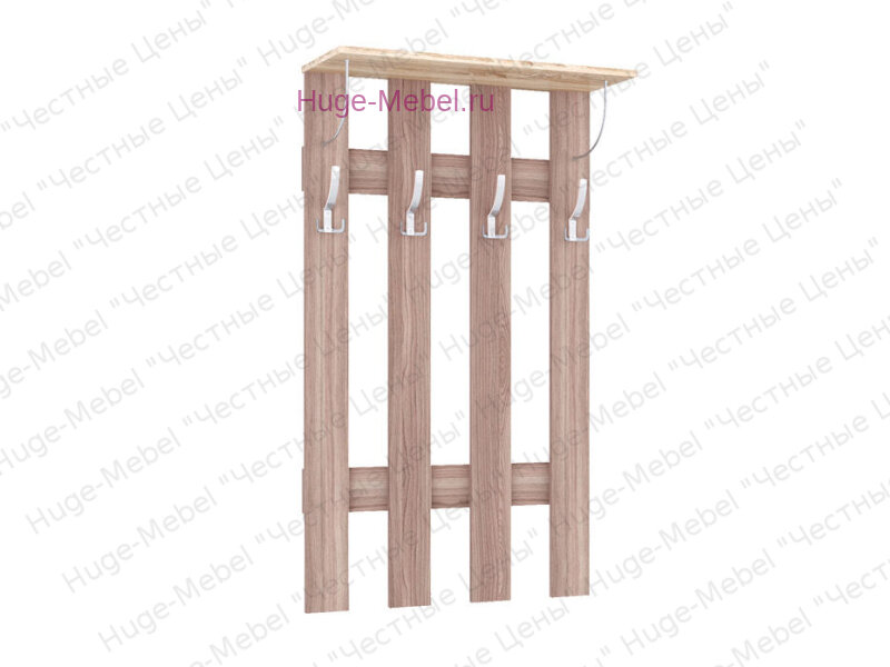 Вешалка Ямайка "ЯПВ-1 Шимо" Huge Mebel . Ширина 700 Высота 1200. Вешалки