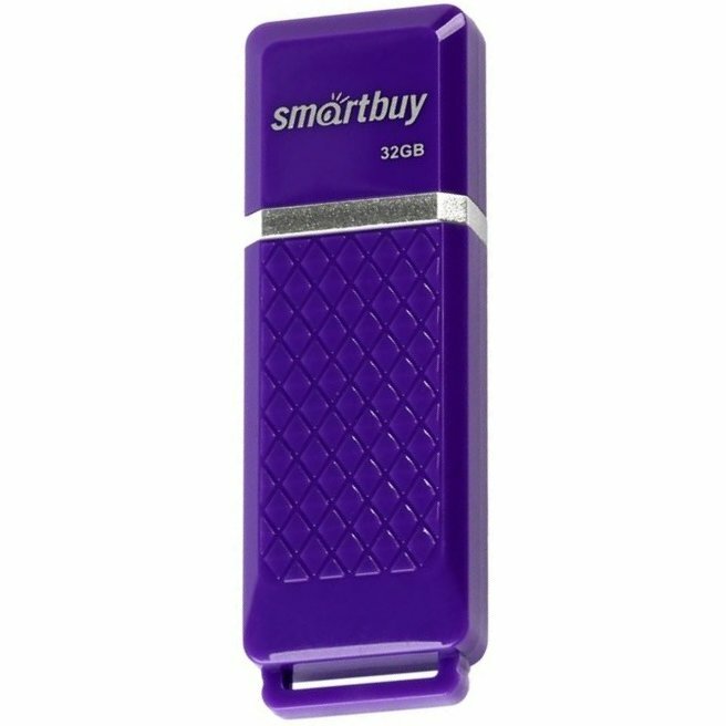 Флешка USB флеш карта (SB4GBQZ-V) 4GB QUARTZ SERIES VIOLET