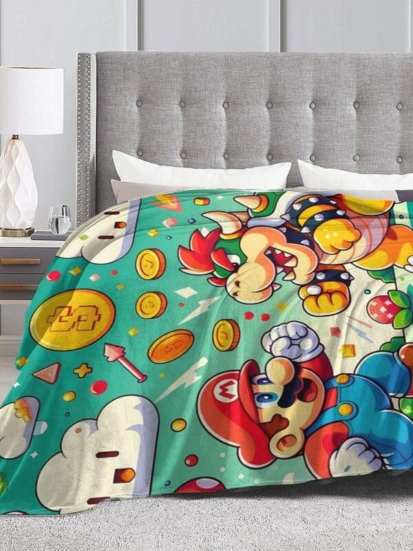 Пледы Супер Марио Плед Луиджи Luigi от Super Mario