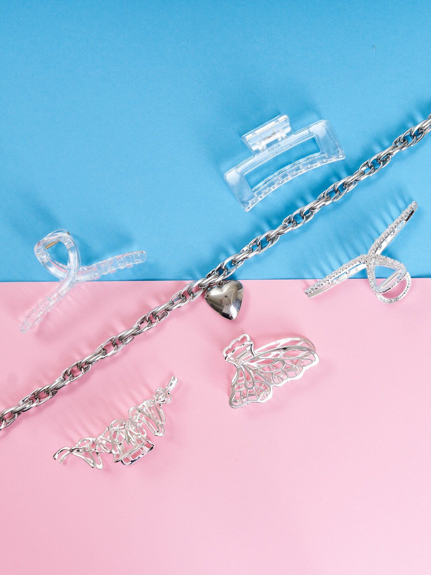 Крабик для волос набор 5 шт