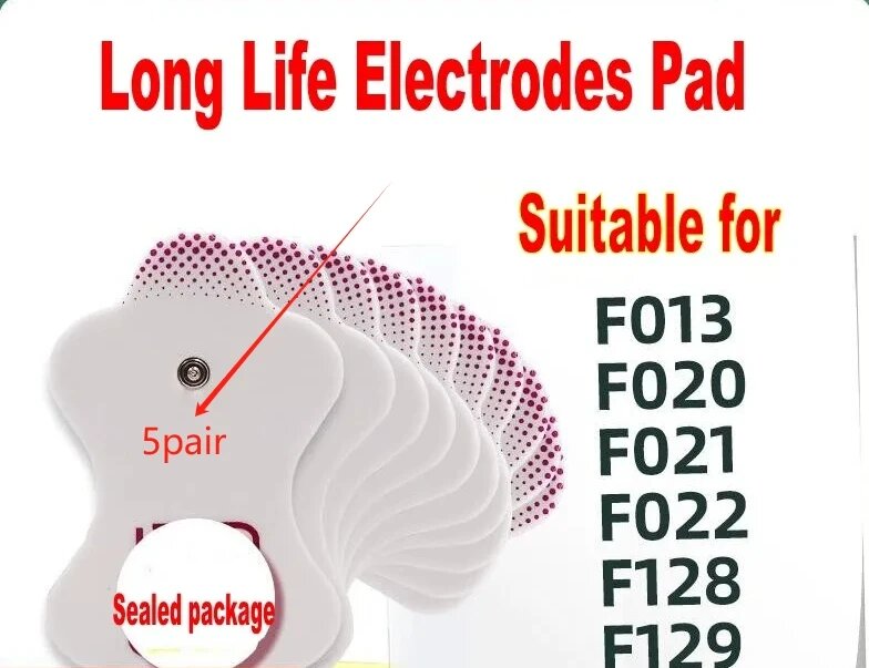 5 шт. электроды для TENS, Color: 5pair pads
